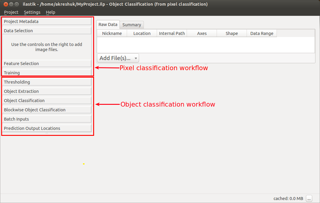 ilastik - Object Classification
